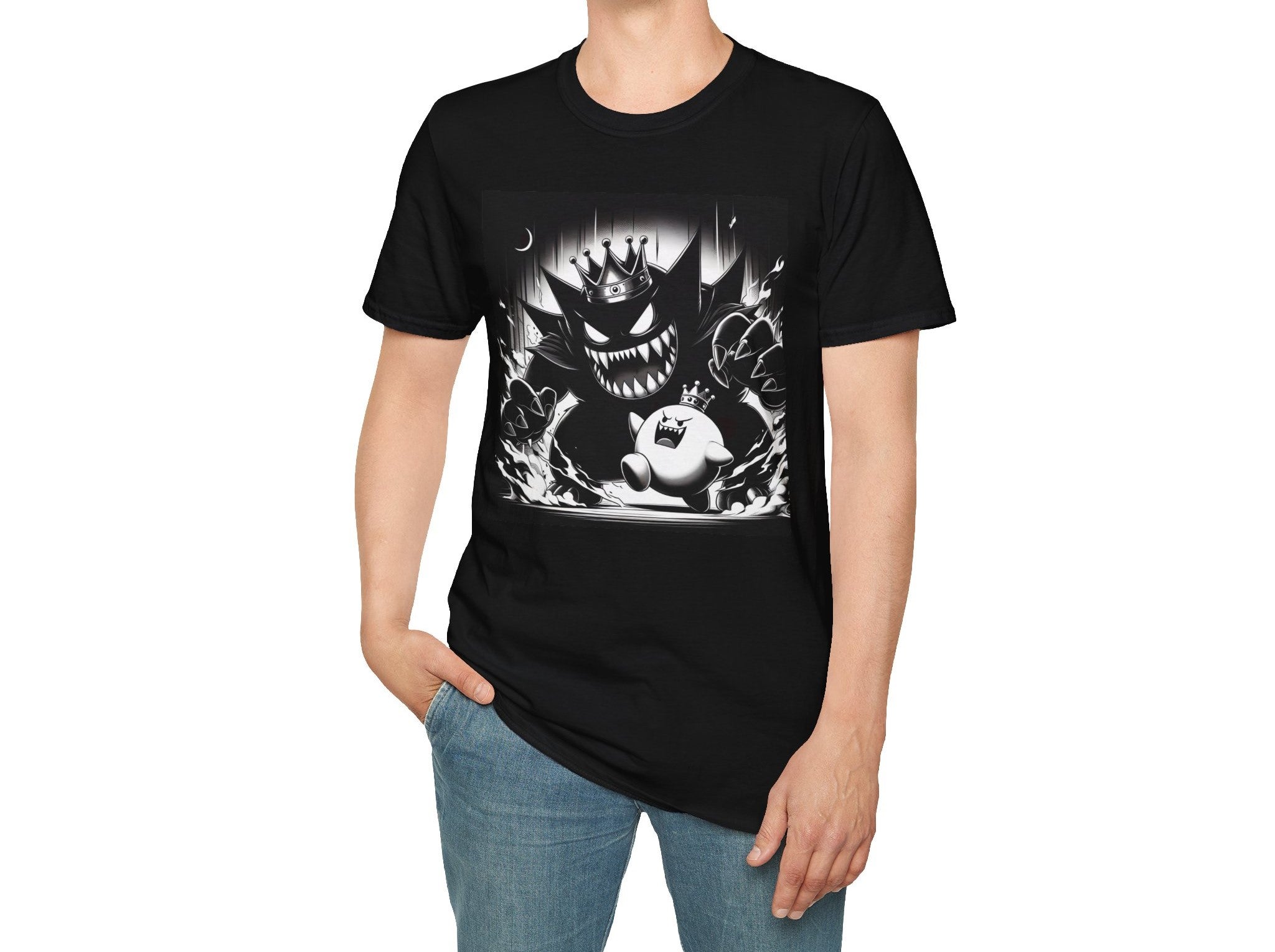 Gengar and King Boo Unisex Tee, King Boo Shirt, Mario Boo Shirt, Genga ...